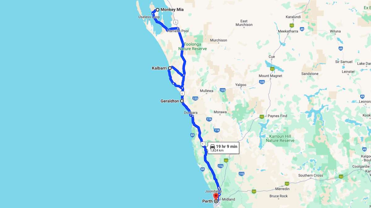 Perth to Monkey Mia road trip: The ultimate drive guid