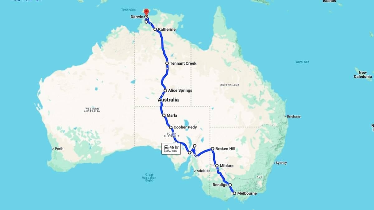 Melbourne to Darwin road trip: The ultimate drive guide