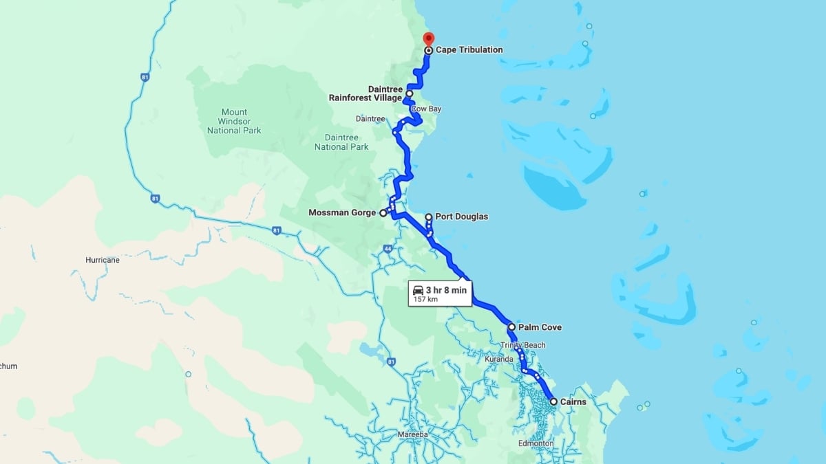 Cairns to Cape Tribulation road trip: A Complete Drive Guide