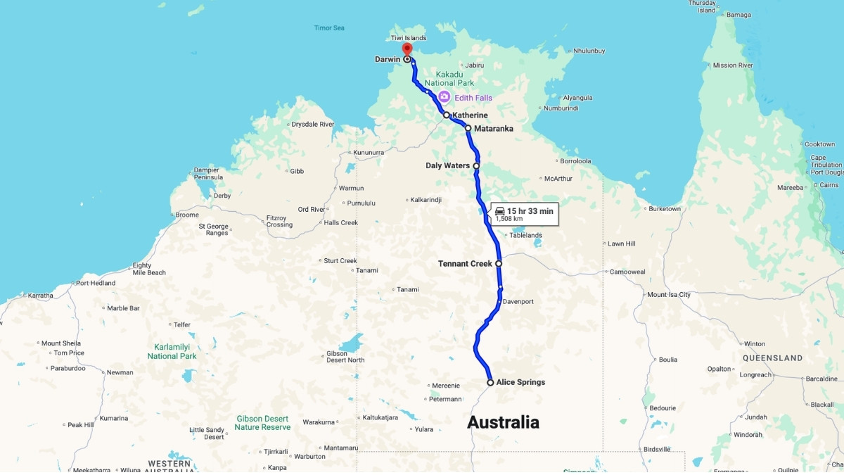 Alice Springs to Darwin road trip: The ultimate drive guide