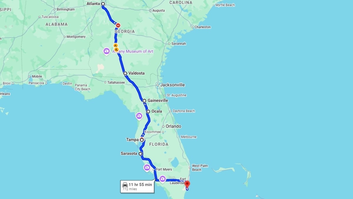 Atlanta to Miami Drive: The ultimate road trip guide | Field Notes: The ...