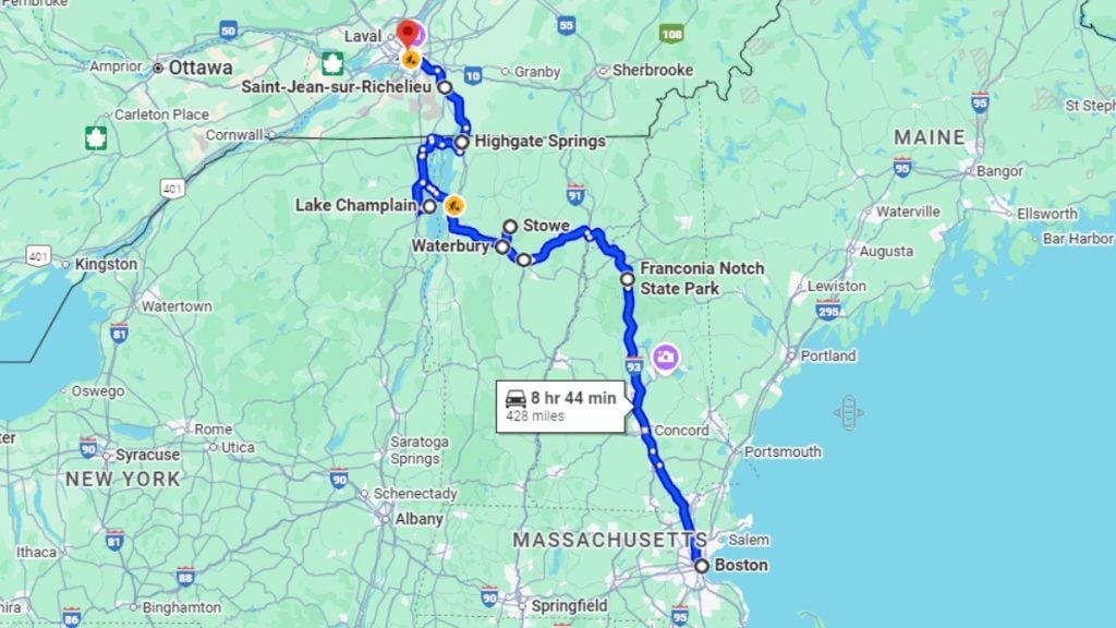 Boston to Montreal drive: The ultimate road trip guide | Field Notes ...