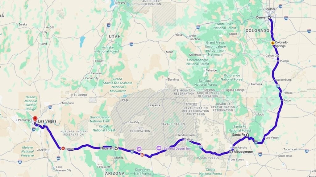Denver to Vegas Drive: The ultimate road trip guide | Field Notes: The ...
