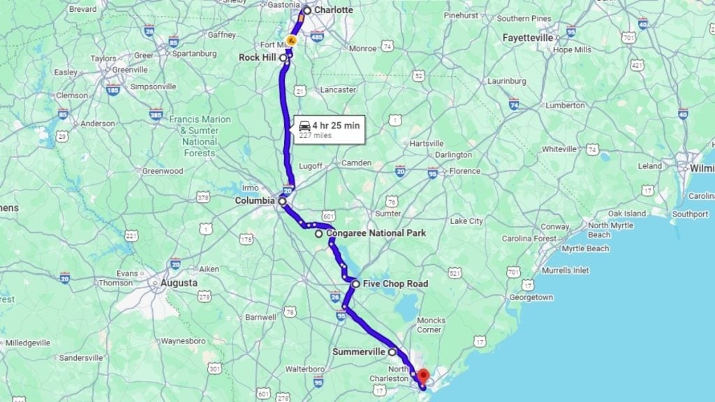 Charlotte to Charleston drive: The complete road trip guide | Field ...