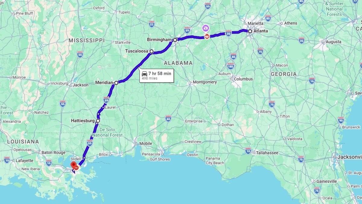 Atlanta to New Orleans road trip: The complete drive guide | Field ...